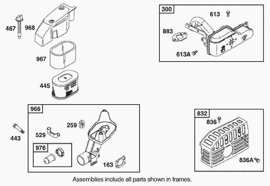 Ersatzteillisten für Toro Roth / TORO Luftfilter Motor GTS 200 (nur bei ...